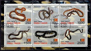 Stamp: Snakes (East Timor: Illegal Stamps(Snakes) Col:TL 2001-03