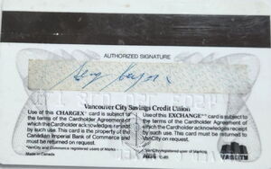 Bank Card: VanCity (VanCity, CanadaCol:CA-VI-0080