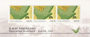Stamp: World War II D-Day Normandy Operation Overlord (Mozambique ...