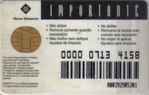 Functional Card: Directv (DirecTV, Venezuela(Smart Cards) Col:VE-DTV-C0002
