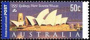 Stamp: Sydney Opera House, New South Wales (Australia(International ...