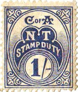 Stamp: Stamp Duty (Northern Territory: Revenue Stamps(Northern ...