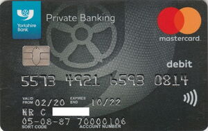 Bank Card: Yorkshire Bank - Private Banking (Clydesdale Bank, United ...