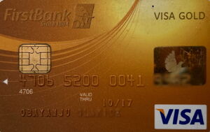 Bank Card: FirstBank Gold (FirstBank, NigeriaCol:NG-VI-0005