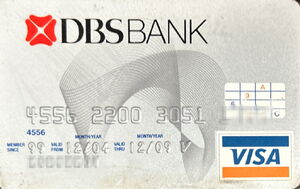 Bank Card: DBS Grey (DBS Bank, SingaporeCol:SG-VI-0033