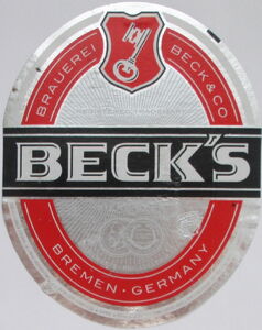 Drink Label: Beck's (Sun InBev/AB InBev Efes Ukraine, UkraineCol:UA ...