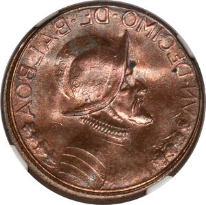 Coin: 1 Cent (1974-S 1C sturck on copper ⅒ Balboa) (United States of ...