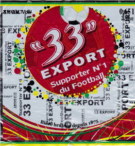 Drink Label: 33 Export (Brasseries du Cameroun, CameroonCol:CM-BEER-000023