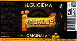 Drink Label: Ilguciema medalus (SIA "Ilgezeem", LatviaCol:LV-BEER-000428 🏷️