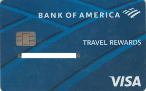 Bank Card: Travel Rewards Visa (Bank of America, United States of ...