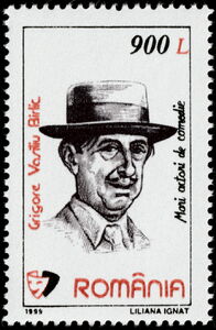 Stamp: Grigore Vasiliu Birlic (Romania(Comedic Actors) Mi:RO 5435,Sn:RO ...
