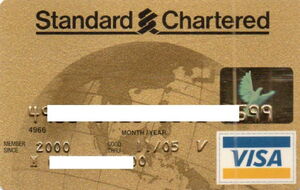 Bank Card: Standard Chartered Gold (Standard Chartered, MalaysiaCol:MY ...