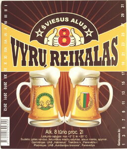 Drink Label: Vyru Reikalas (UAB Habiterus-Mieziskiu Bravoras ...