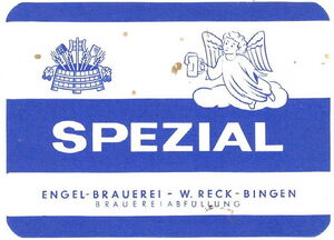 Drink Label: Engel Spezial (Engel Brauerei W. Reck, Bingen, Germany ...