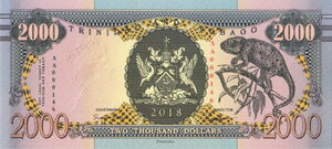 Banknote: 2,000 Dollars (Fantasy Issues(Trinidad and Tobago) Col:FANT ...
