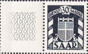 Stamp: Coat of arms of the Saar (Germany, Saarland(Official Stamps) Mi ...