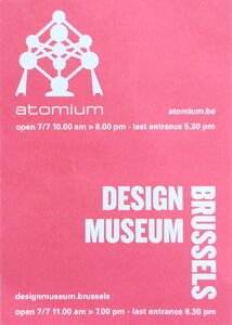 Admission Ticket: Atomium Design Museum Brussels (BelgiumCol:BE-00057