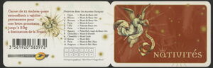Stamp: Nativity (France(Carnet Nativité) Yt:FR BC621,Mi:FR 5217-5228,Sn ...