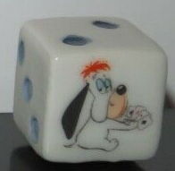 Meal Toy: Droopy (Fèves, France(Droopy Casino (Mates)) Col:ALC-2010-0033