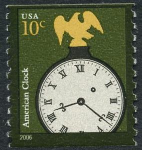 Stamp: American Clock (United States of America(American Design) Mi:US ...