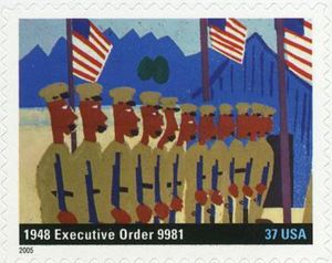 Stamp: Executive Order 9981 (United States of America(To Form a More ...