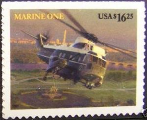 Stamp: Marine One Express Mail (United States of America(Express Mail ...