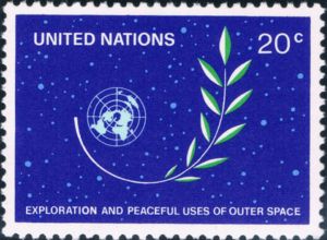 Postzegel: Exploration and Peaceful Uses of Outer Space (Verenigde ...