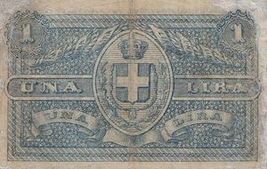 Banknote: 1 Lira (Italian States(Specialized Issues Sicily) Wor:P-S878