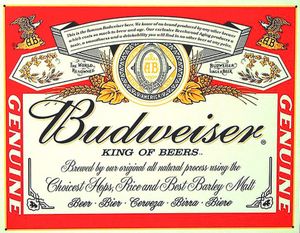 Drink Label: Budweiser (Anheuser-Busch InBev, United States of ...