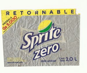 Etiqueta de bebida: Sprite Zero (Paraguay Refrescos S. A., ParaguayCol ...