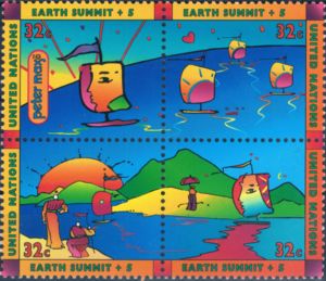 Stamp: Earth Summit (UNO New York(Earth Summit) Mi:NT-NY 736-739,Sn:NT ...