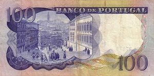 Banknote: 100 Escudos (Portugal) (1964-1979 Issue) Wor:P-169a.5