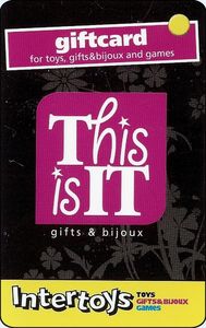 Gift Card: This Is It (Intertoys, Germany, Federal Republic(Intertoys ...