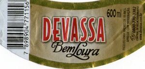 Etiqueta de Bebida: Devassa (Cervejaria Devassa, Brasil) Col:BR-BEER-000009