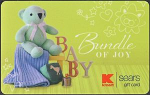 Gift Card: Bundle of Joy (Kmart and Sears, United States of America ...