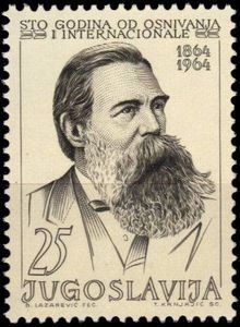 Stamp: Friedrich Engels (1820-1895) (Yugoslavia(100th Anniversary of ...