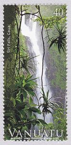 Stamp: Siri Falls (Vanuatu(Waterfalls of Vanuatu) Mi:VU 1500,Yt:VU 1445 ...