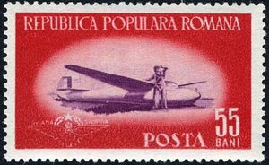 Stamp: Zlin 22 'Sohaj 2' (Romania(Sport Aviation) Mi:RO 1452,Sn:RO 972 ...