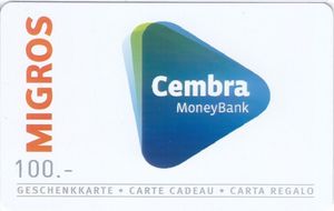 Gift Card: Cembra Moneybank (Migros, Switzerland(Migros) Col:CH-MIG ...