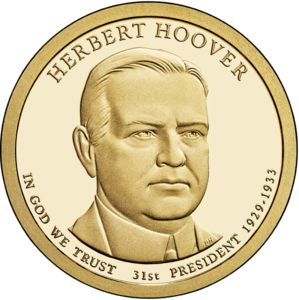 Coin: 1 Dollar (31 st president Herbert Hoover 1929-1933) (United ...