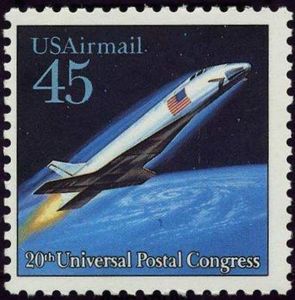 Stamp: Space Shuttle (United States of America(20th Universal Postal ...