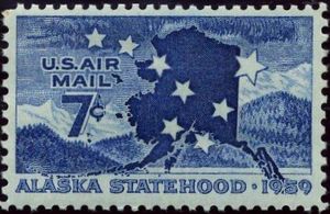 Stamp: Alaska Statehood (United States of AmericaMi:US 743,Sn:US C53,Yt ...