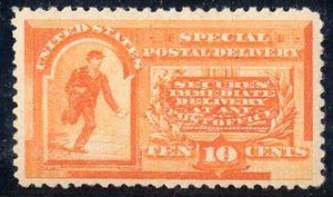 Stamp: Messenger (United States of America(Special Delivery - Messenger ...