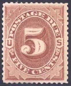 Stamp: Postage Due (United States of America(1884 Postage Due Printing ...
