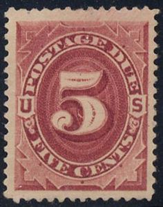Stamp: Postage Due (United States of America(1891 Postage Due Printing ...