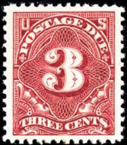 Stamp: Postage Due (United States of America(1894-95 BEP Postage Due ...