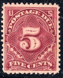Stamp: Postage Due (United States of America(1894-95 BEP Postage Due ...