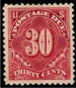 Stamp: Postage Due (United States of America(1894-95 BEP Postage Due ...