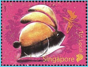 Stamp: Year of the Rabbit (Singapore(Chinese New Year 2011 - Year of ...