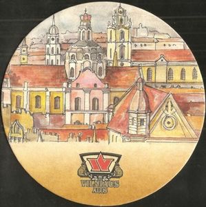 Beer Coaster: Vilniaus alus (Vilniaus alus, LithuaniaCol:LT-000352